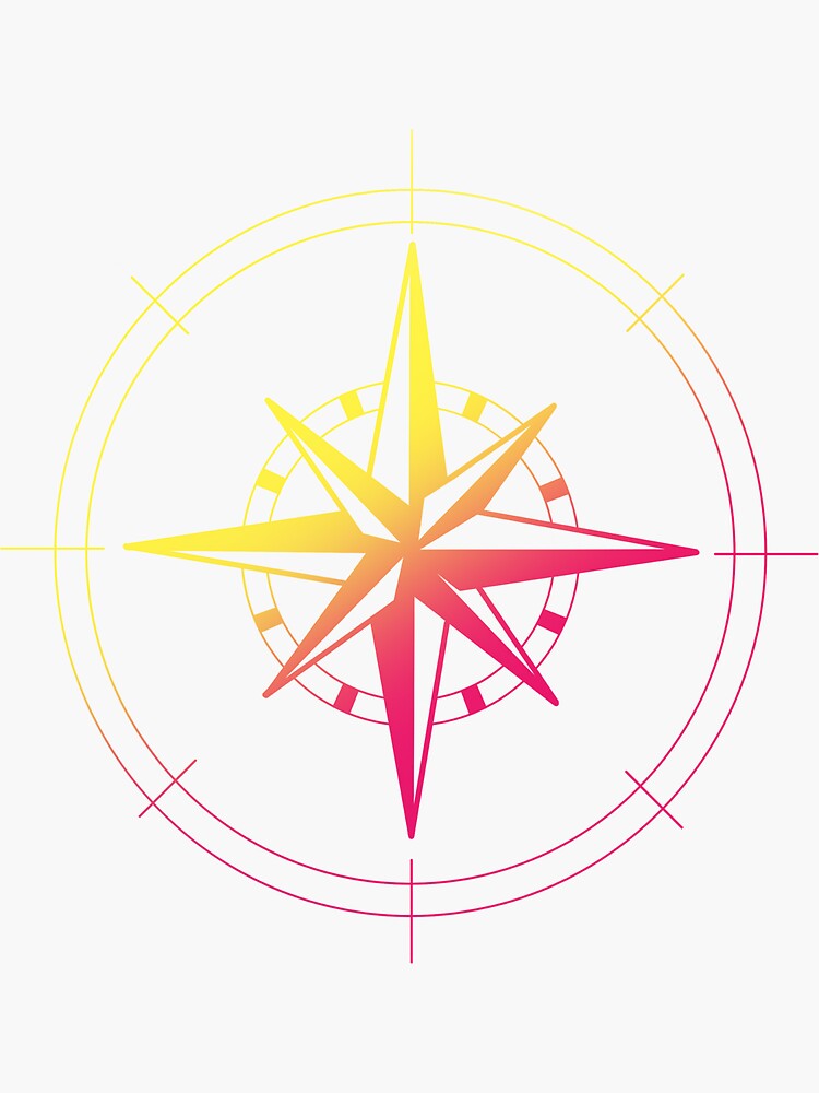 "ATEEZ Compass (FEVER Themed)" Sticker for Sale by roostreasures ...