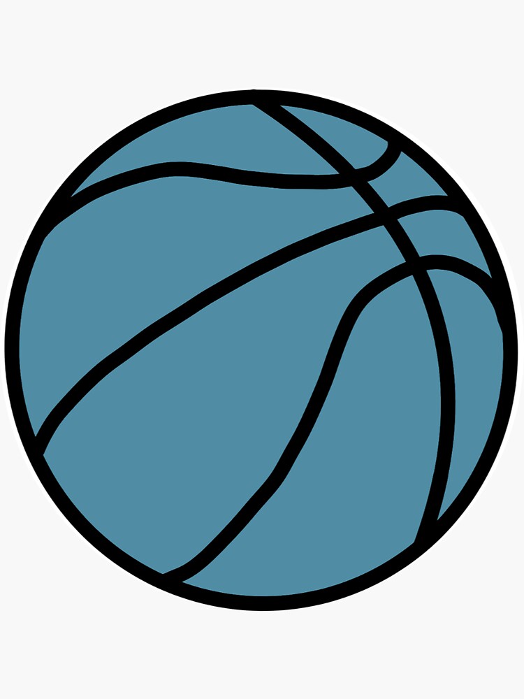 "Blue basketball aesthetic" Sticker for Sale by Sudetjuhh | Redbubble