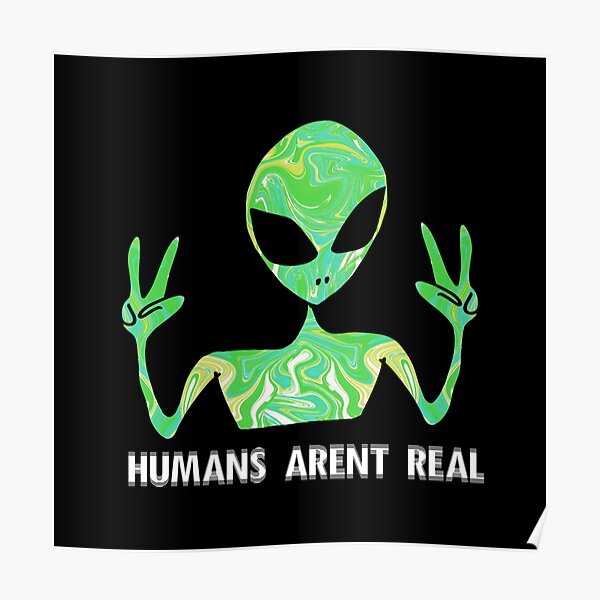 "Alien Cartoon meme" Poster by MrPrestige | Redbubble