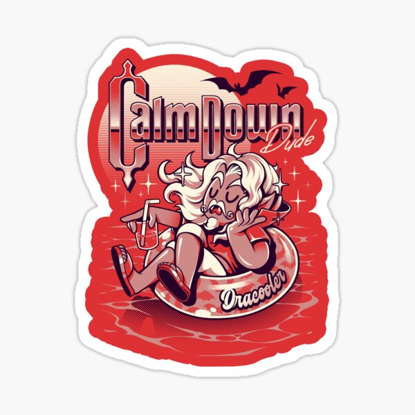 " Calm Down" Sticker for Sale by Ilustrata Design | Redbubble