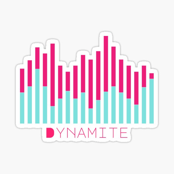 "BTS Dynamite" Sticker for Sale by coupdecoeur | Redbubble
