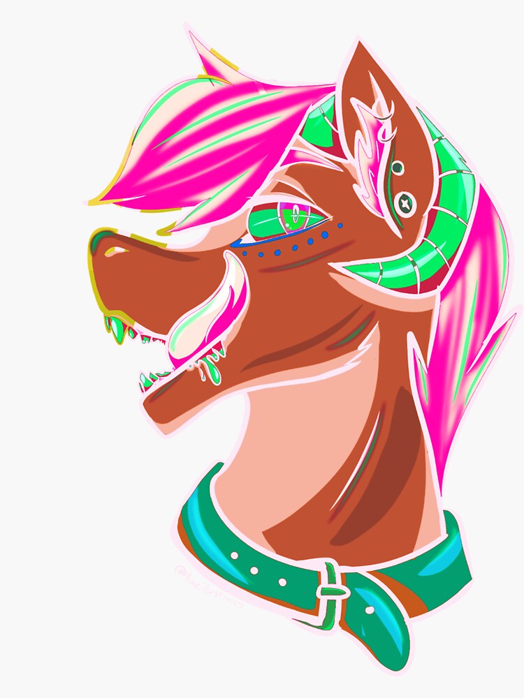 "Jasper The Dragon Reverse" Sticker for Sale by Gaillirae | Redbubble