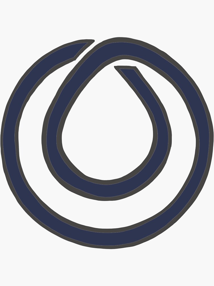 "MONAT logo - navy" Sticker for Sale by abbeygrone | Redbubble