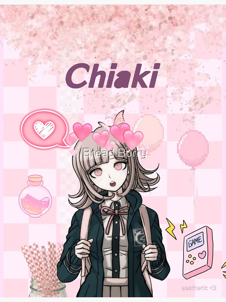 "Chiaki Aesthetic" Sticker for Sale by ShumaiShuichi | Redbubble
