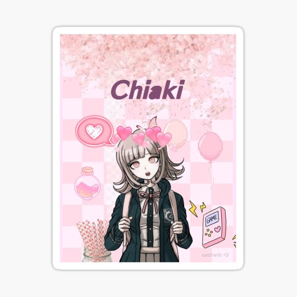 "Chiaki Aesthetic" Sticker for Sale by ShumaiShuichi | Redbubble