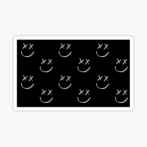 "Cross eye smiley face" Sticker for Sale by lizziemakes | Redbubble