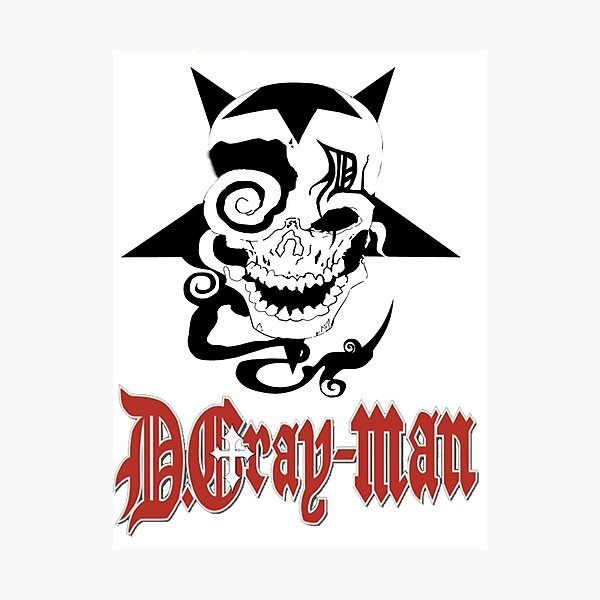"D Gray Man logo" Photographic Print for Sale by lotusseishin | Redbubble