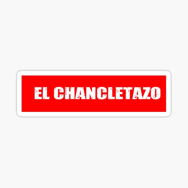 "El Chancletazo Dichos Salvadoreños" Sticker for Sale by kestrada2906 ...