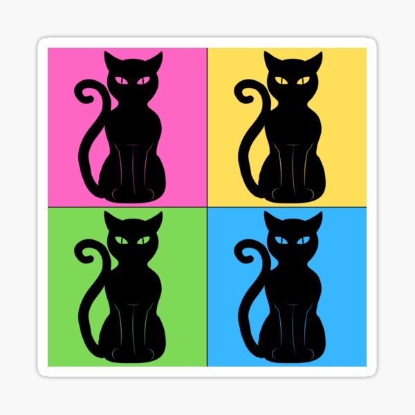 "Rainbow Four Cat Meme" Sticker for Sale by SerendipityNow | Redbubble