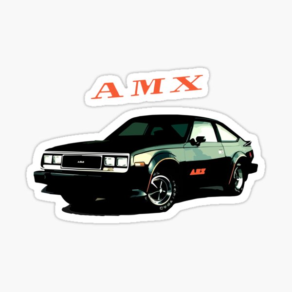 "1980 AMC Spirit AMX" Sticker for Sale by FromThe8Tees | Redbubble
