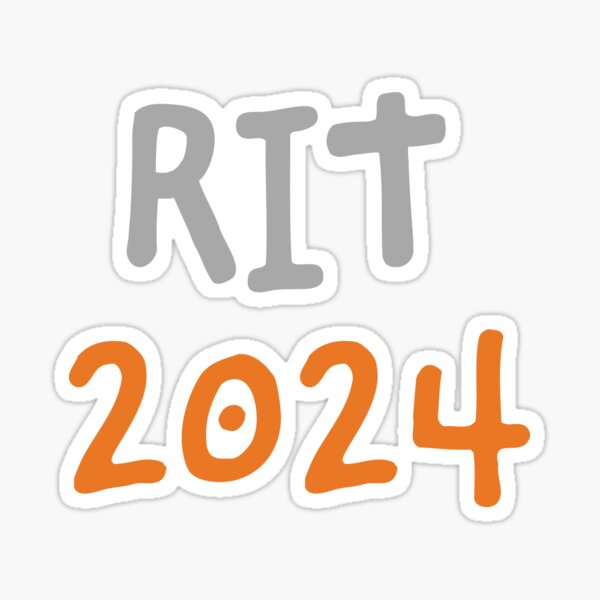 "RIT 2024" Sticker for Sale by Jondhar | Redbubble