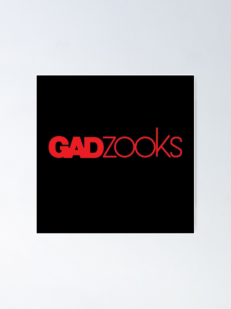 "Gadzooks | 90s Store | Stickers and T-Shirts" Poster by 90s-Mall ...
