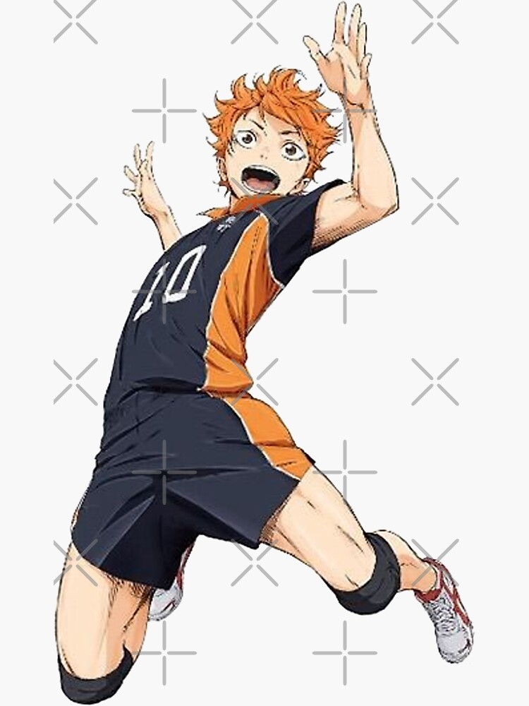 "Hinata Shôyô Spike" Sticker by Aka-Hanako | Redbubble