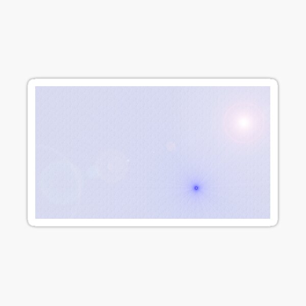 "Lens Flare" Sticker by Wizdomless | Redbubble