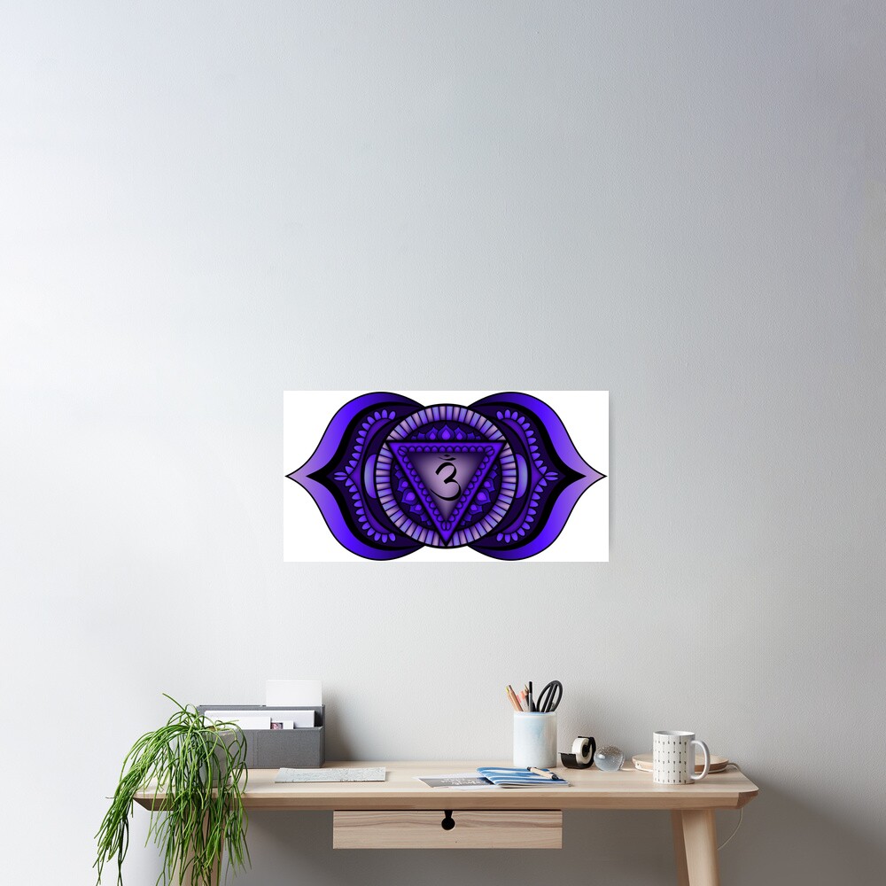"Third Eye Chakra Symbol" Sticker for Sale by SeedofAscension | Redbubble