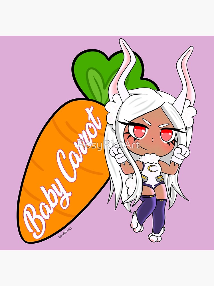 "Miruko Baby Carrot" Art Print by RosyRiotArt | Redbubble