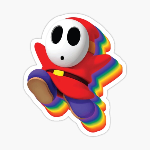Shy Guy Stickers | Redbubble