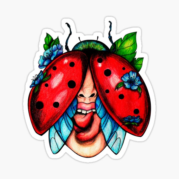 "Lady bugs" Sticker by duvalmadamefaka | Redbubble