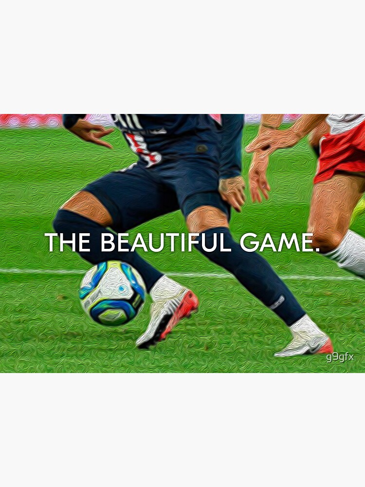 "The Beautiful Game Soccer Design For Posters and Shirts" Sticker by ...