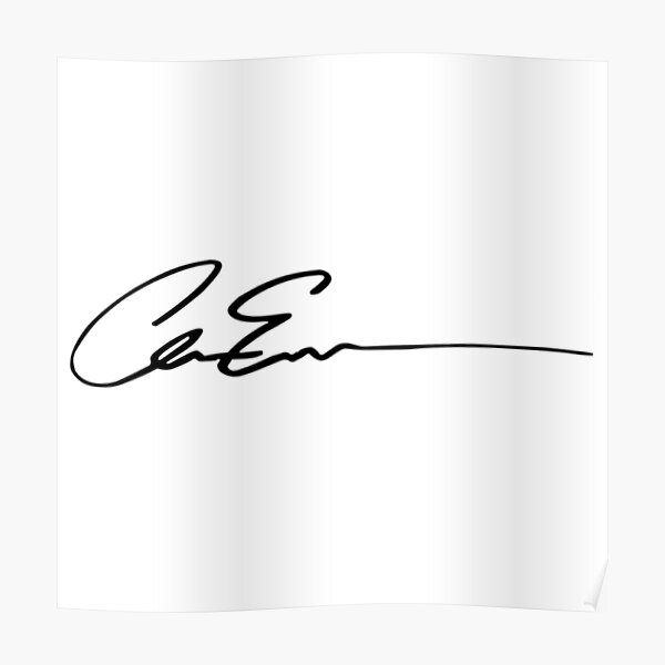 "Chris Evans Autograph" Poster for Sale by rpardo7 | Redbubble