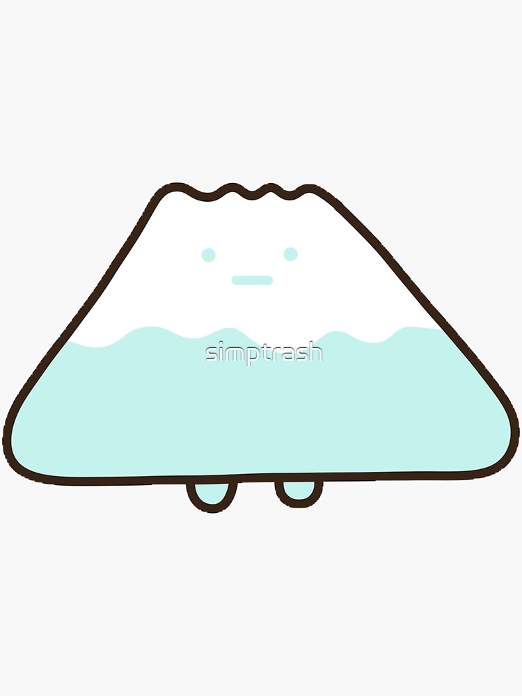 "Sumikko Gurashi Mt. Fuji" Sticker for Sale by simptrash | Redbubble