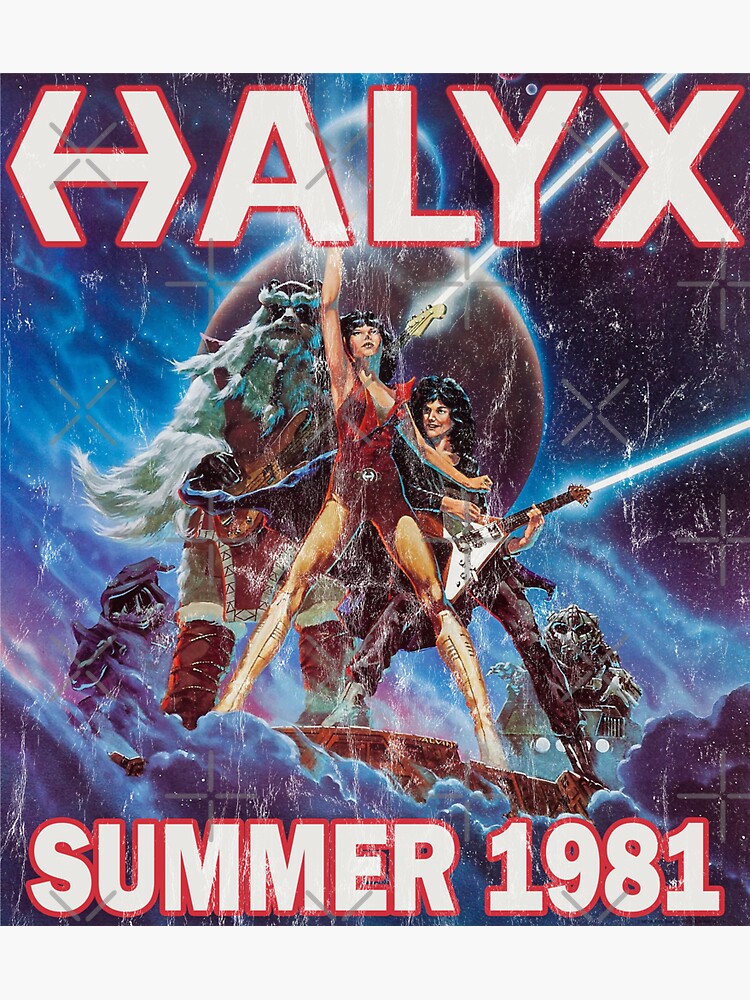 "HALYX SUMMER 1981 Vintage" Sticker for Sale by FandomTrading | Redbubble