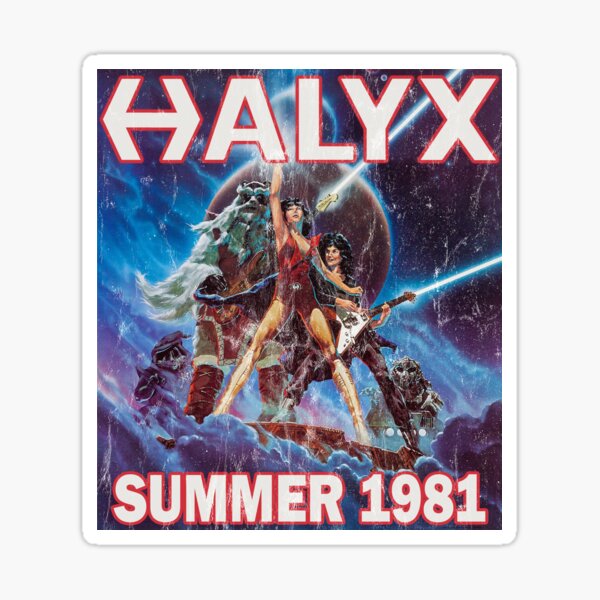 "HALYX SUMMER 1981 Vintage" Sticker for Sale by FandomTrading | Redbubble