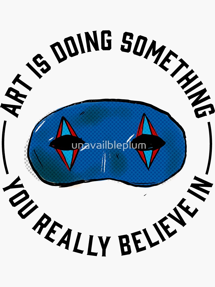 "Jet Star Killjoy Mask + Quote" Sticker for Sale by unavailbleplum ...