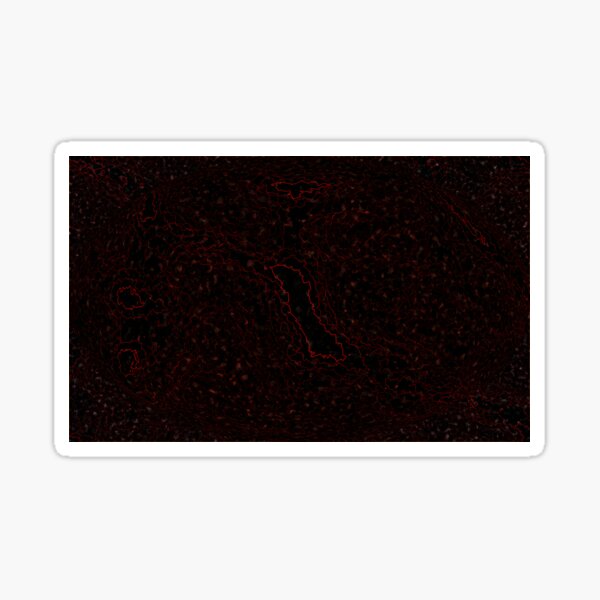 "Lava" Sticker for Sale by Wizdomless | Redbubble