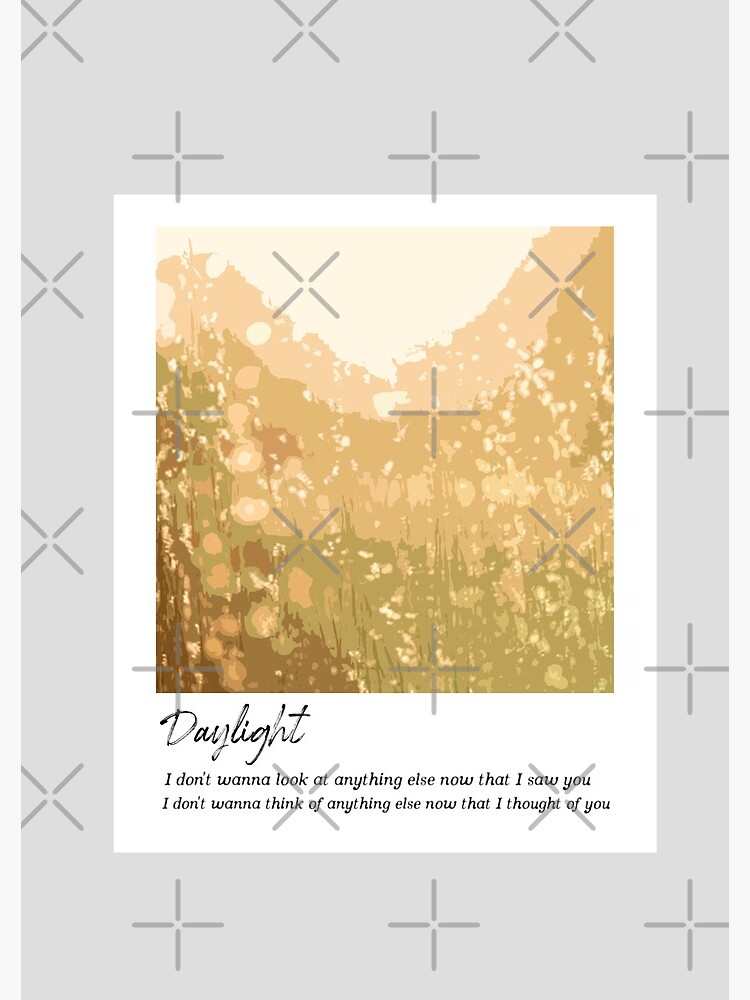 "Daylight - Taylor Swift" Spiral Notebook by nd-creates | Redbubble