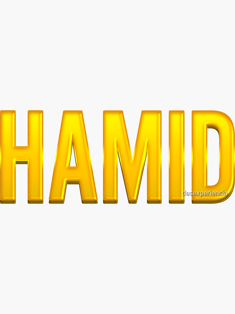 Hamid Name Logo