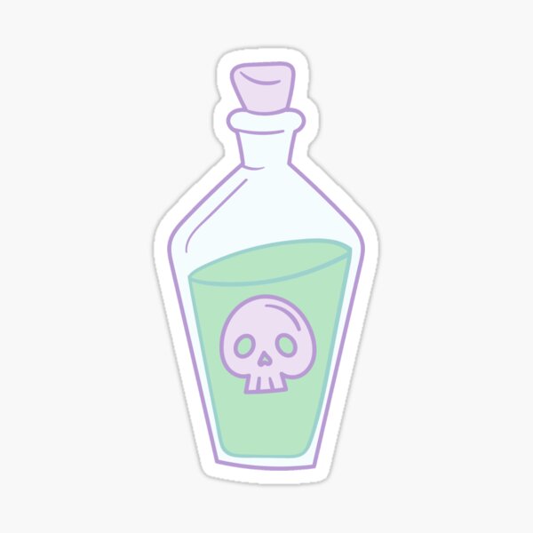 "Poison" Sticker for Sale by Helivm | Redbubble