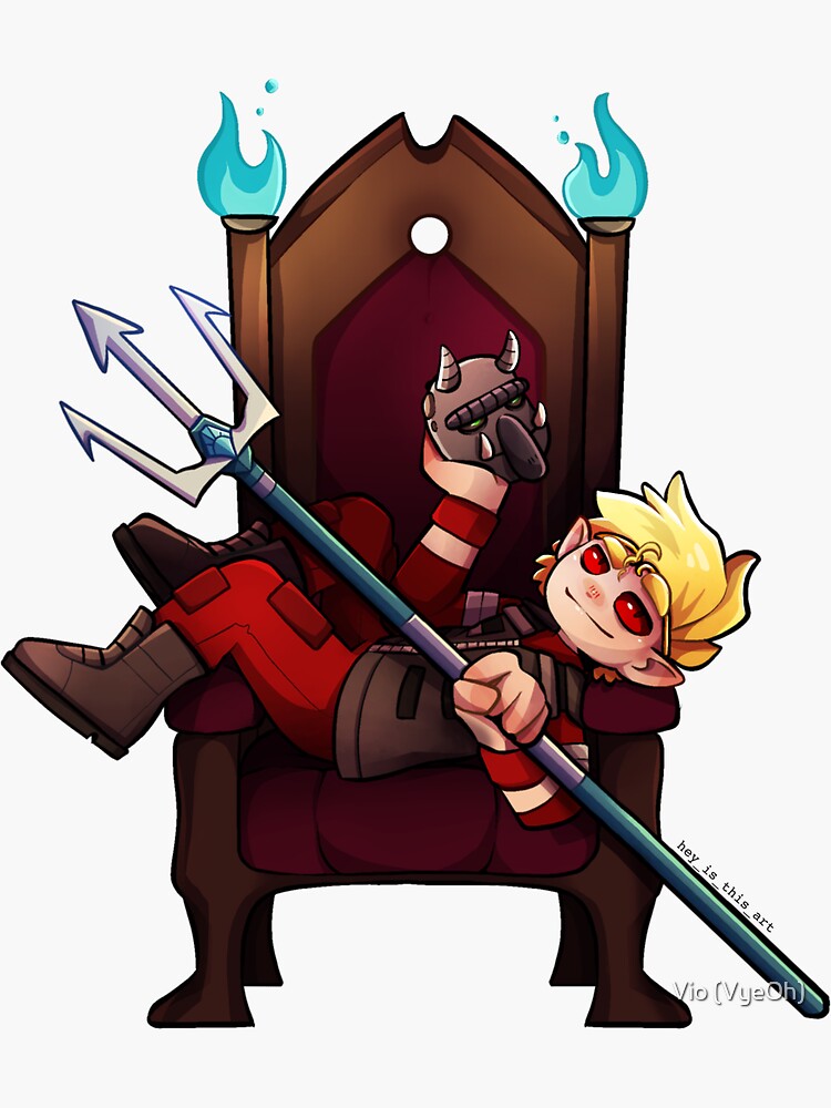 "Tango, King of Decked Out" Sticker for Sale by hey-is-this-art | Redbubble