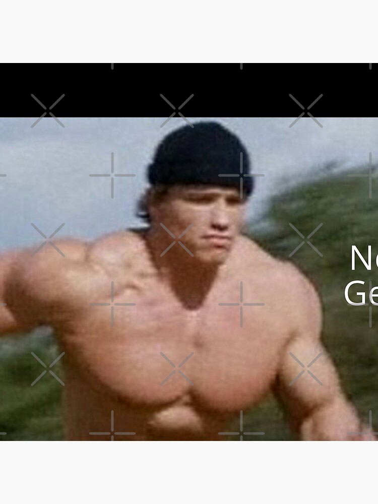 "Arnold Running Meme (black) - Funny Arnold Meme, Funny Meme ...