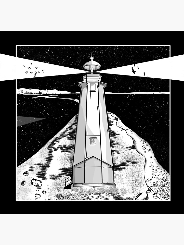 "Nelson Boulder Bank Lighthouse" Poster for Sale by ekpatterns | Redbubble