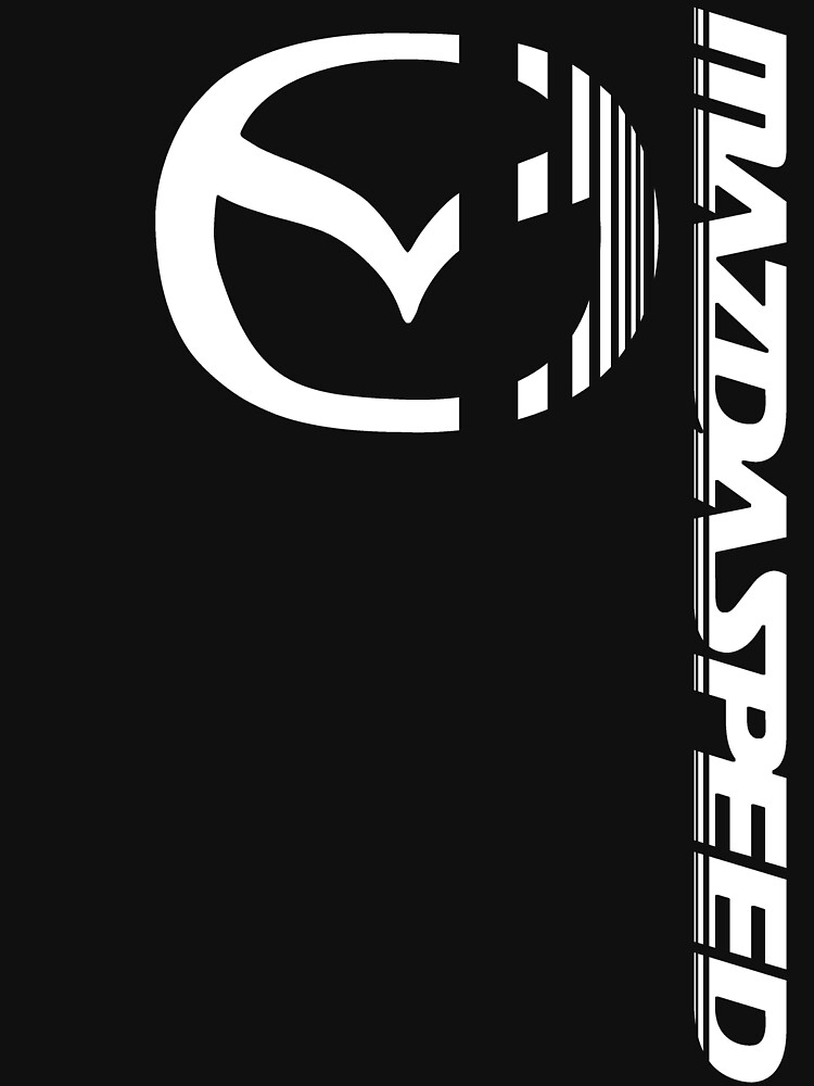 "MAZDASPEED Logo「WHITE PRINT」" Essential T-Shirt for Sale by politino ...