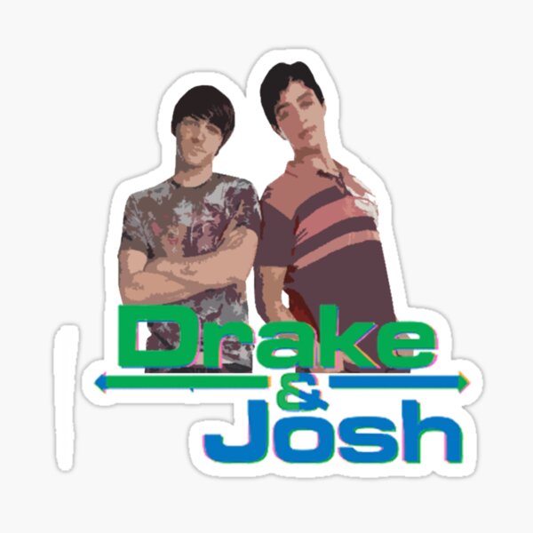 "Drake and josh" Sticker for Sale by Penacoklat | Redbubble