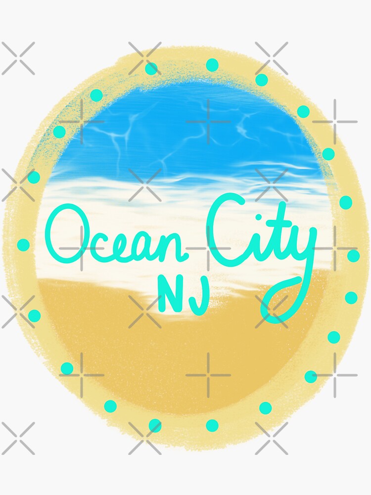 "Ocean city New Jersey" Sticker for Sale by bhipp94 | Redbubble