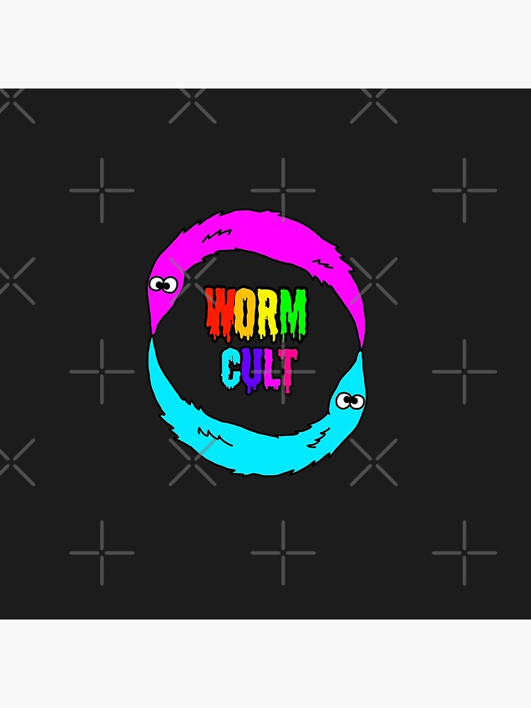 "Worm on a string worm cult ouroboros funny meme" Throw Pillow by ...