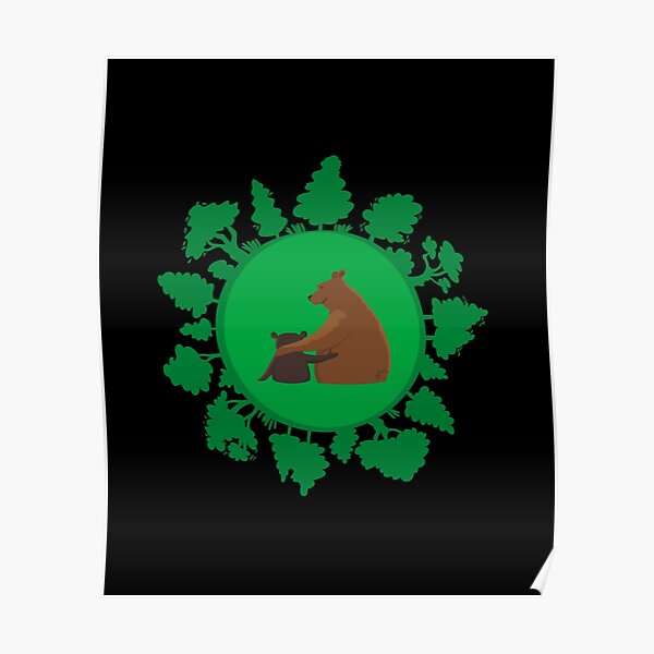 "Save The Bears & Save the Planet Cute Design" Poster by goodygoodstuff ...