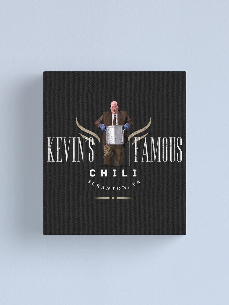 "Kevin's Famous Chili - The Office" Canvas Print for Sale by Primotees ...