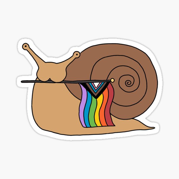 Clings snaill bee trans pride stickers Paper & Party Supplies etna.com.pe