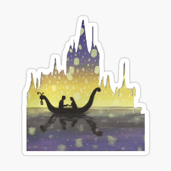 "Tangled Painting" Sticker for Sale by MegsBubble | Redbubble