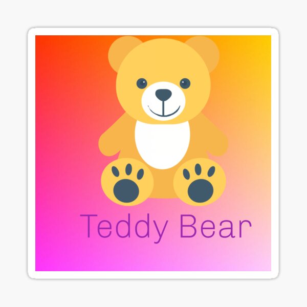 "Teddy bear" Sticker for Sale by Rajesh7 | Redbubble
