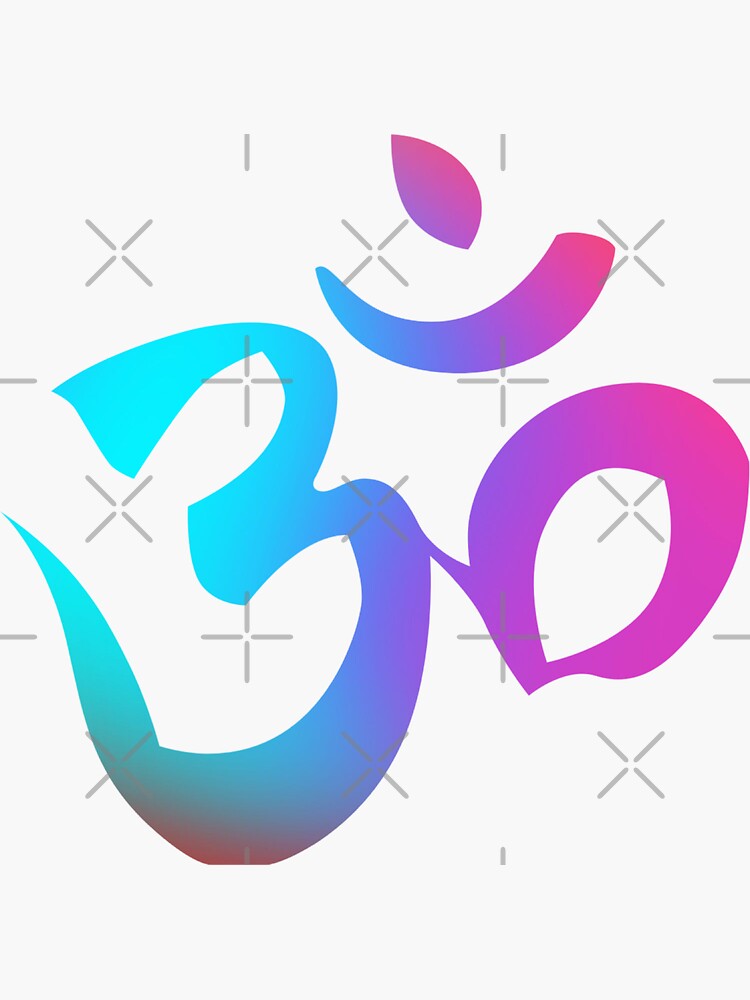"Om" Sticker for Sale by diysim | Redbubble