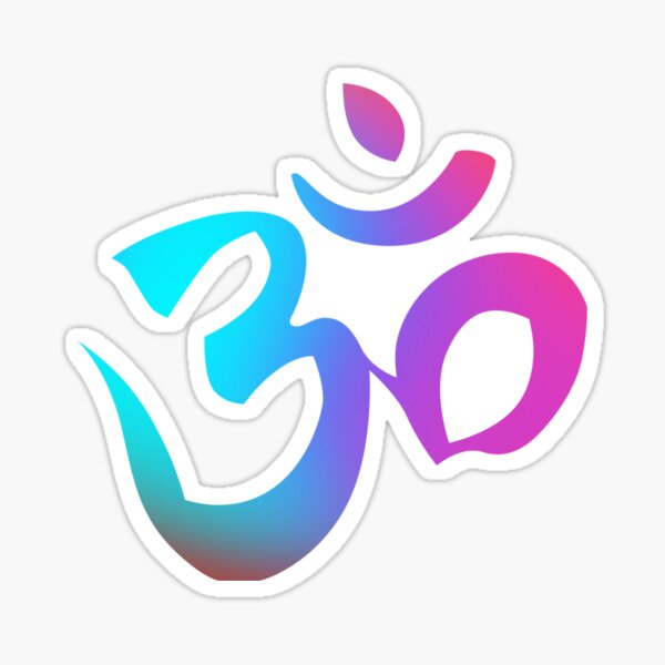"Om" Sticker for Sale by diysim | Redbubble