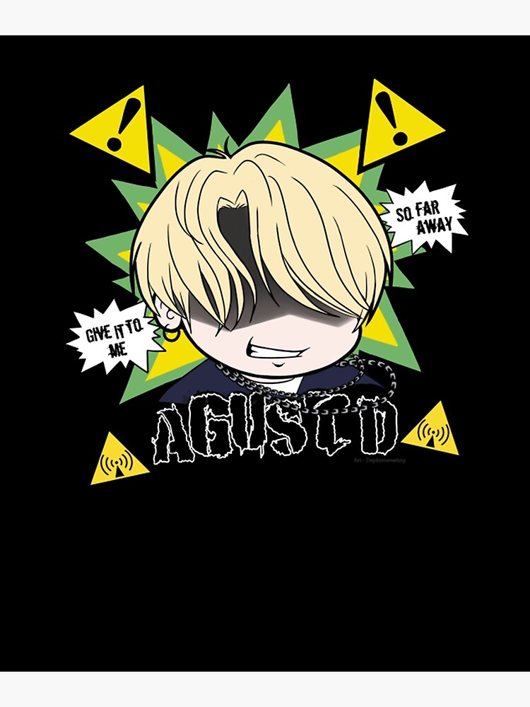 "btsss Chibi Suga Agust D Design btsss -" Art Print for Sale by ...