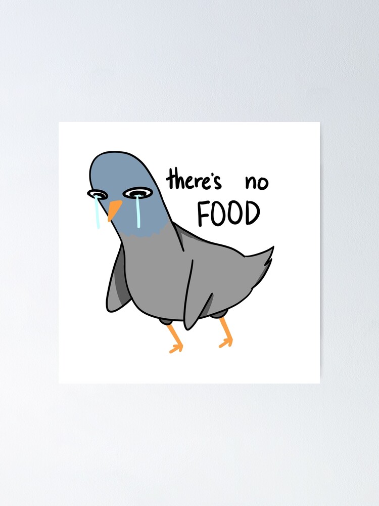 "sad pigeon" Poster for Sale by Anemoiasa | Redbubble