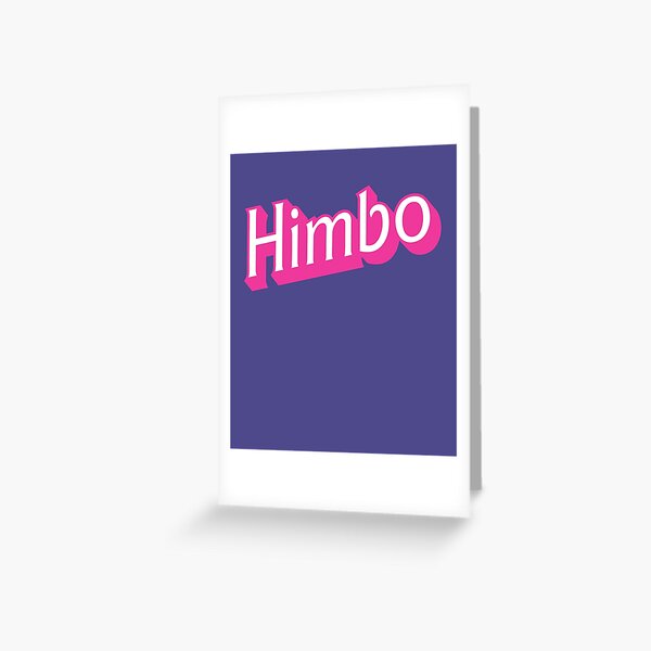"Himbo (male bimbo) Doll Logo" Greeting Card for Sale by ClickForMore ...