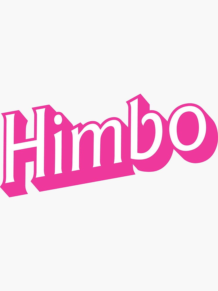 Pegatina «Logotipo de la muñeca Himbo (bimbo masculino)» de ...